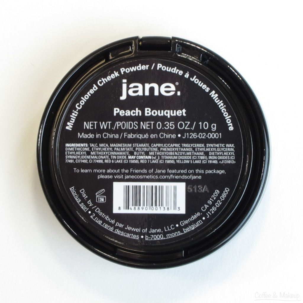 Jane Peach Bouquet Multi-Colored Cheek Powder Review and Swatches ...