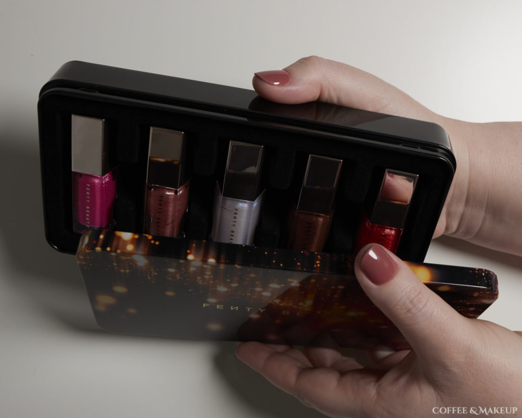 Fenty Beauty Glossy Posse Mini Gloss Bomb Collection Review - Coffee ...