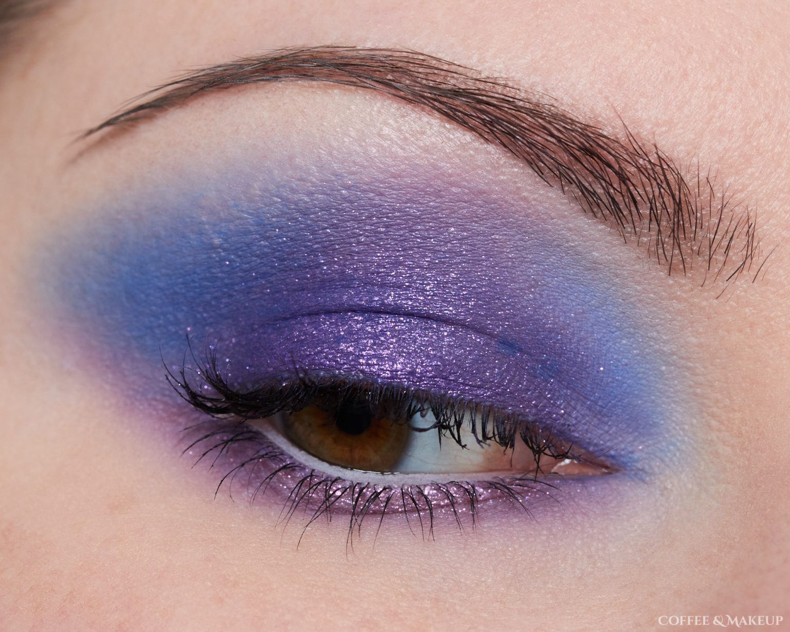 Menagerie Cosmetics Violet Ink Palette Look #1 - Coffee & Makeup