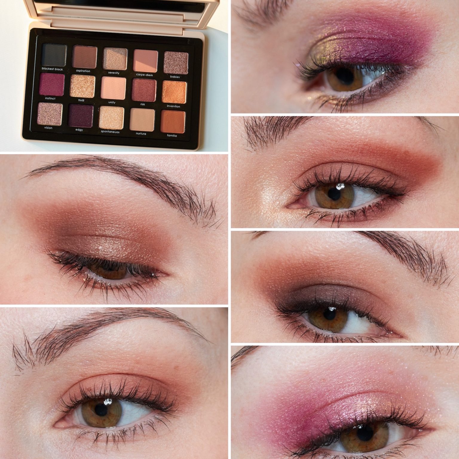 Natasha Denona My Dream Palette Looks - Coffee & Makeup