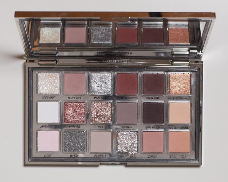 Huda Beauty Icy Nude Palette Review - Coffee & Makeup